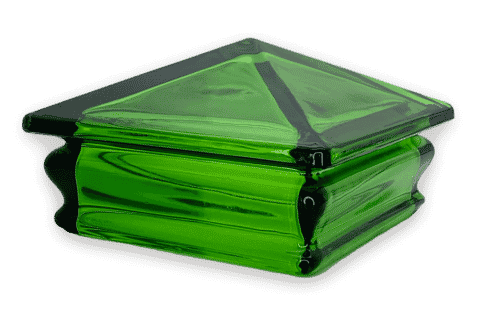 Stained Glass Fence Post Caps - Glass Post Caps